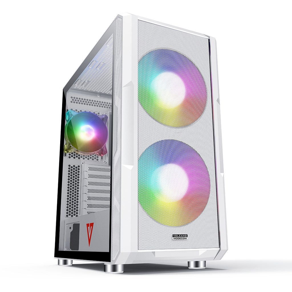 Modecom AMIRANI ARGB Midi Tower White - Techbox - Τεχνολογία & Gaming